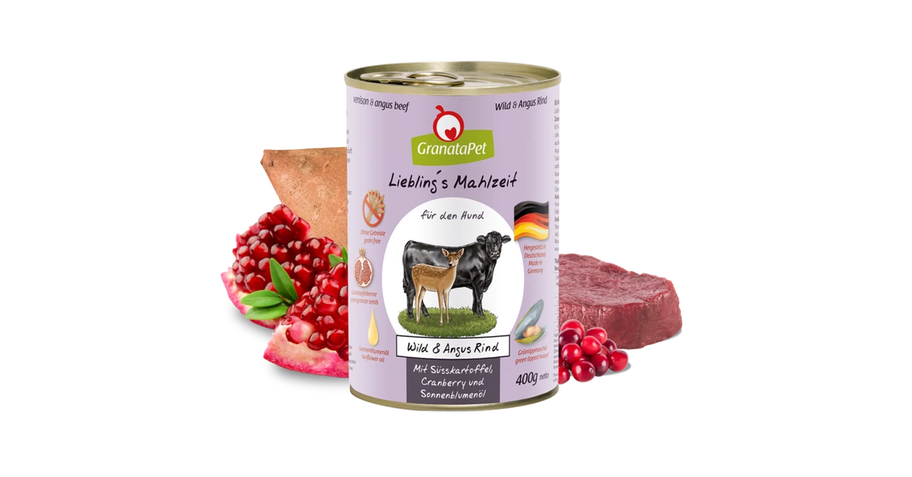 GranataPet Liebling´s Mahlzeit vad és Angus marha konzerv - GranataPet ...